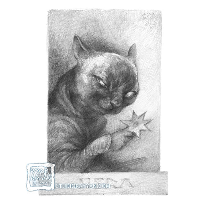Nera Art - Original Drawing by Omar Rayyan for Raybox Games – Studio Rayyan