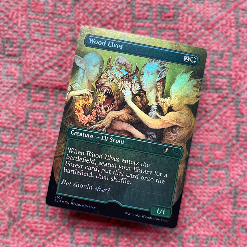 Wood Elves - Magic: the Gathering Artist Proof Card by Omar Rayyan ...