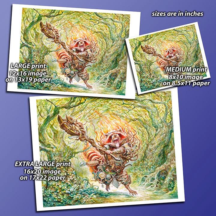 Junkblade Bruiser archival print by artist Omar Rayyan – Studio Rayyan