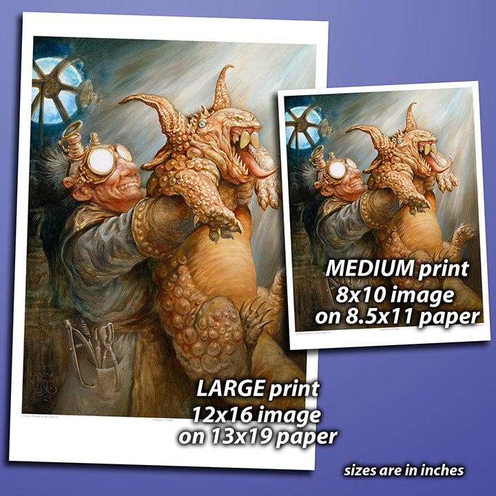 Laboratory Maniac archival print by artist Omar Rayyan – Studio Rayyan