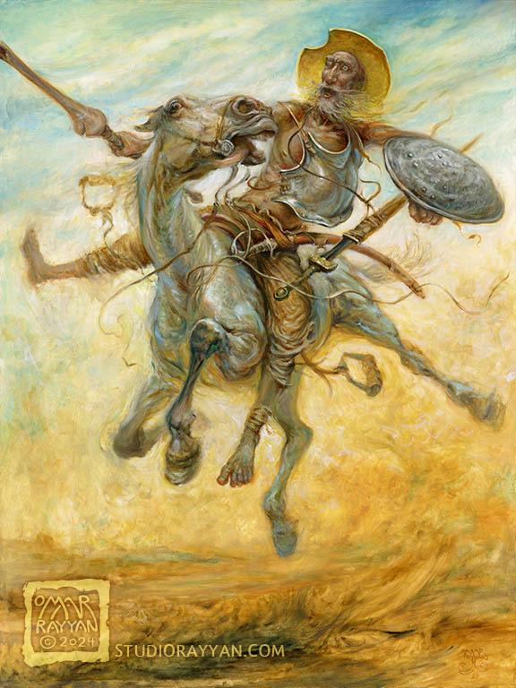 Tilting - Original Oil Painting by Omar Rayyan – Studio Rayyan